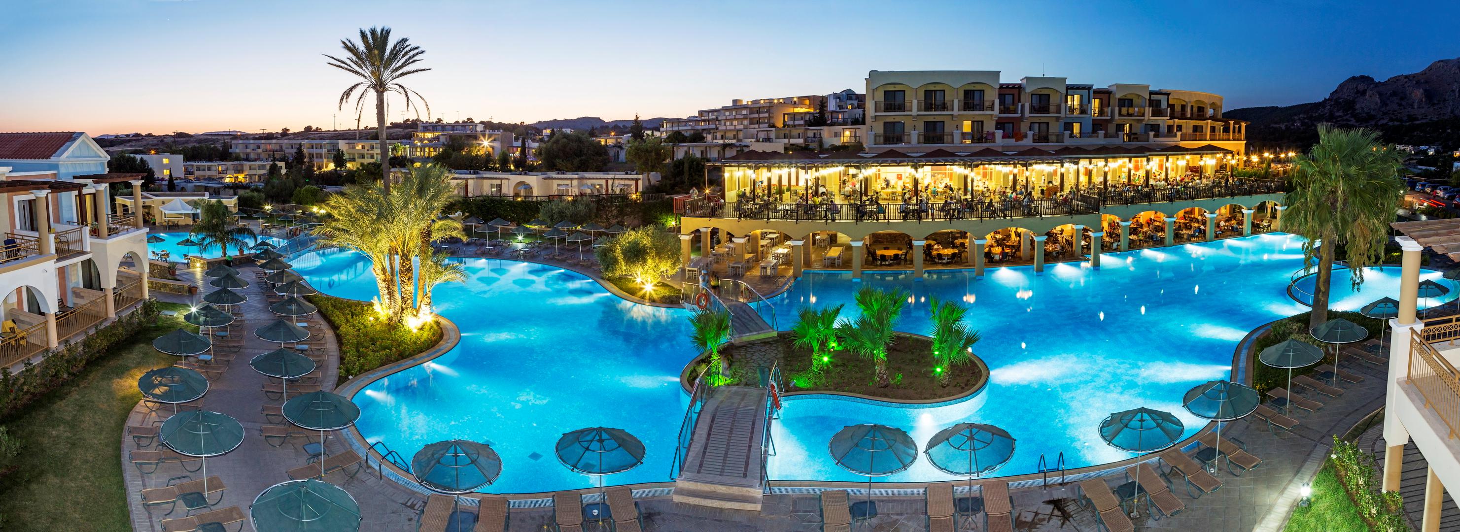 Hotel Lindos Imperial Resort & Spa***** in Rhodos, Griekenland ...