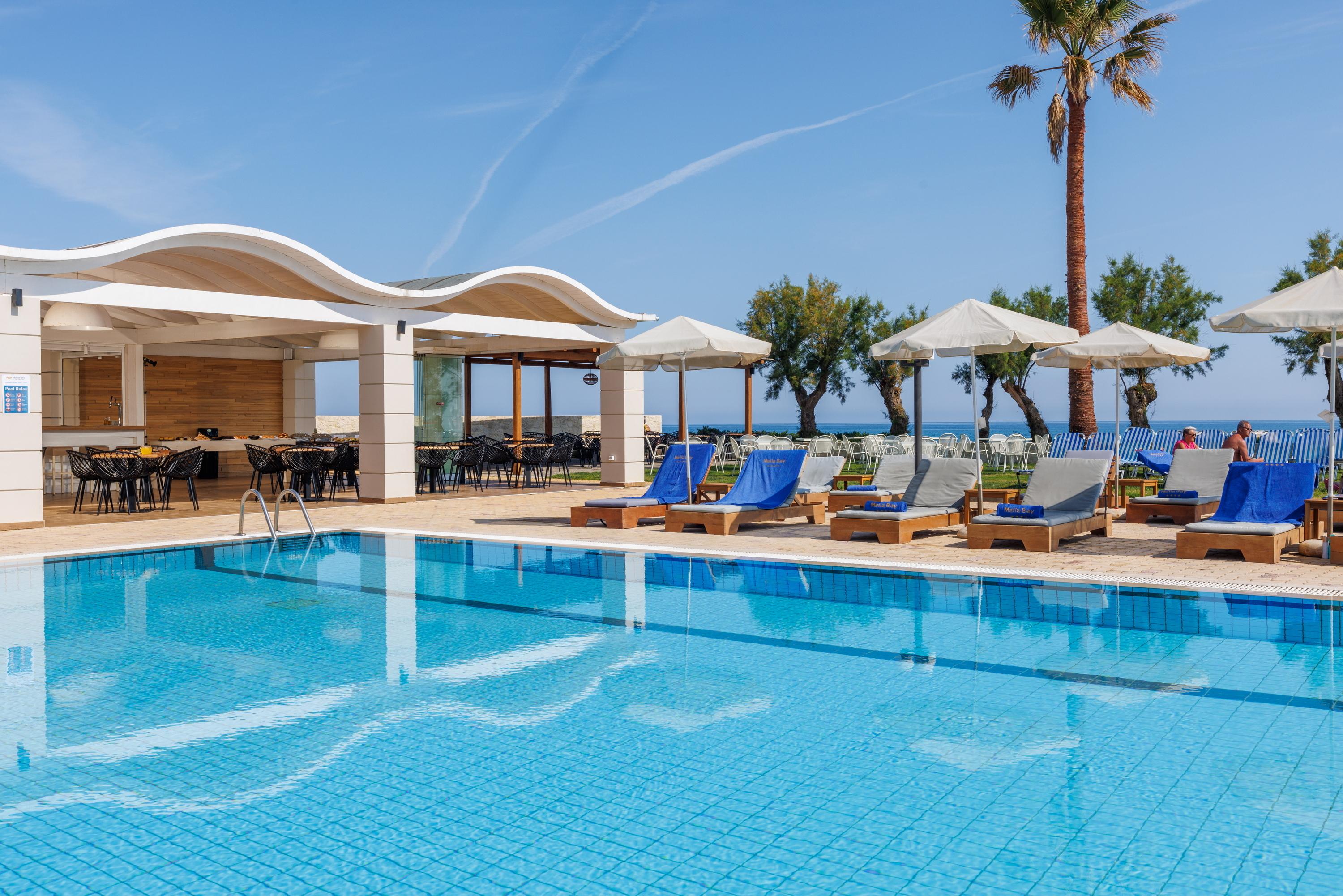 Malia Bay Beach Hotel & Bungalows in Kreta, Griekenland | Zonvakantie ...